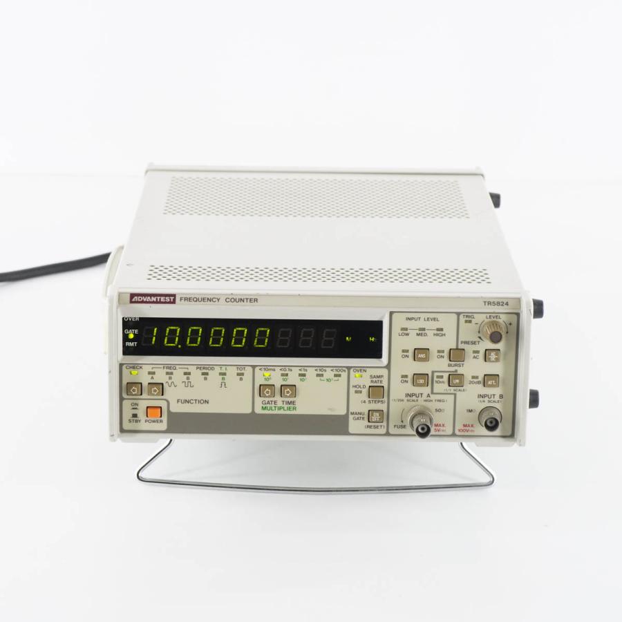[DW]USED 8日保証 ADVANTEST TR5824 FREQUENCY COUNTER 周波数カウンター [05491-0016 ...