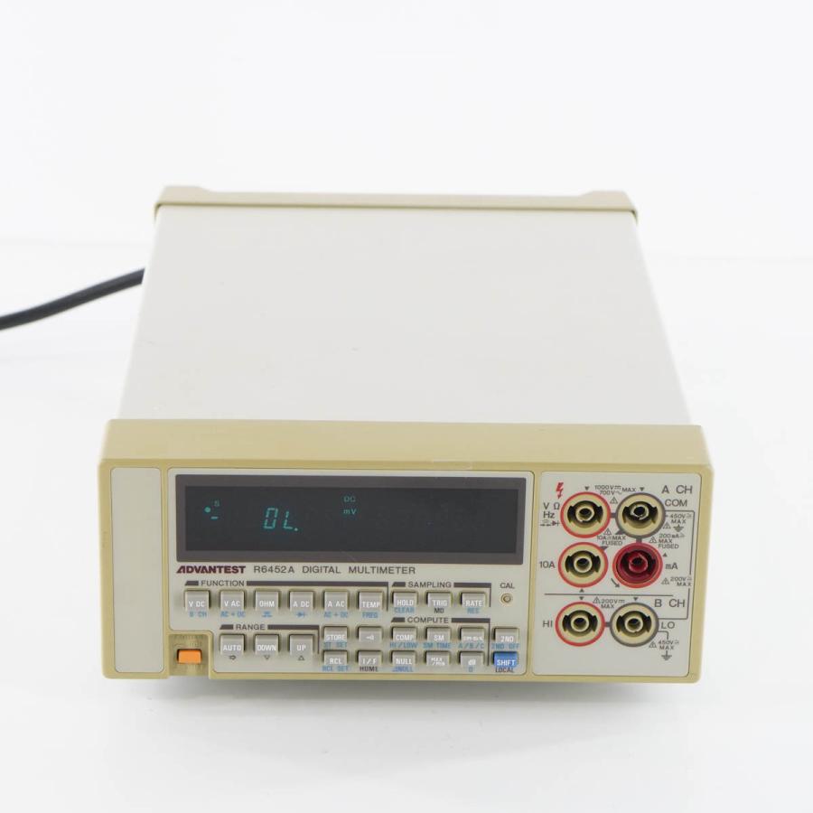 [DW]USED 8日保証 ADVANTEST R6452A DIGITAL MULTIMETER デジタルマルチメーター [05491 ...