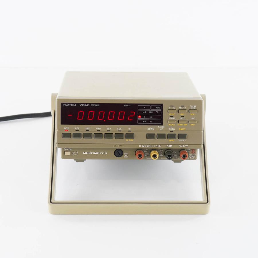 [JB]USED 現状販売 IWATSU VOAC 7512 DIGITAL MULTIMETER デジタルマルチメーター [05491 ...