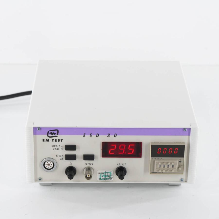 [DW]USED 8日保証 EM TEST ESD 30 Simulator ESDシミュレーター P18 電源コード 取扱説明書 ...