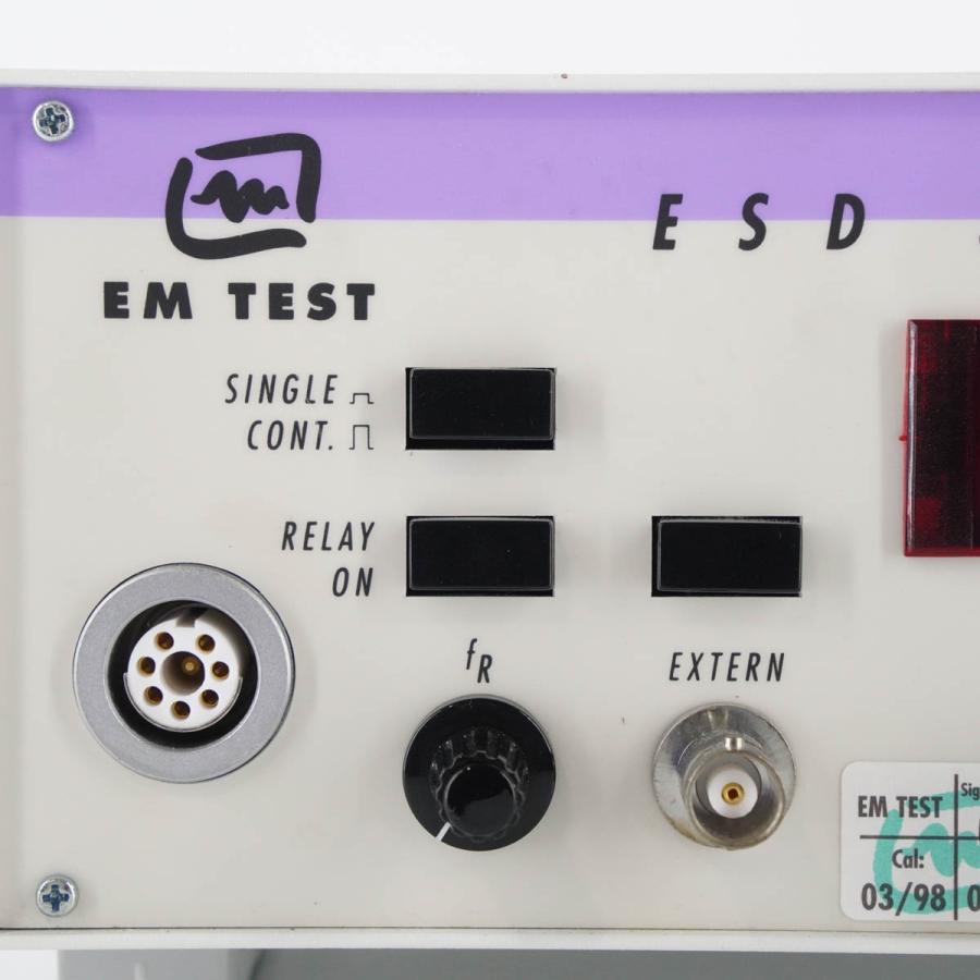 [DW]USED 8日保証 EM TEST ESD 30 Simulator ESDシミュレーター P18 電源コード 取扱説明書 ...