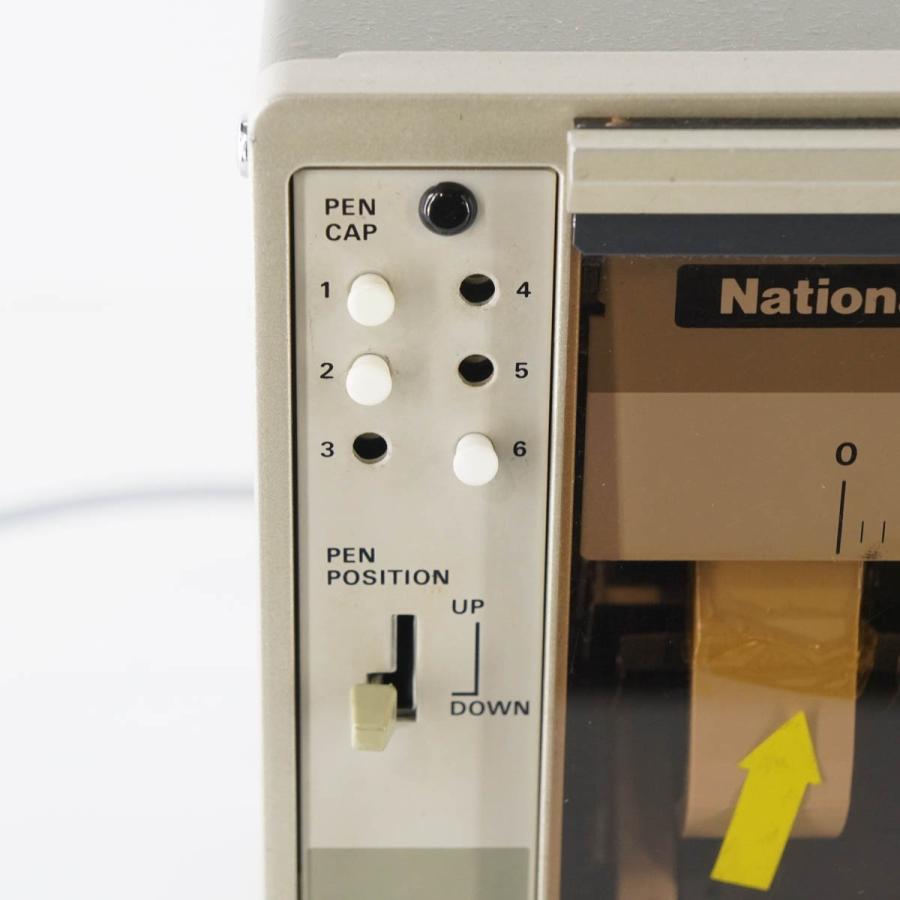 [DW]USED 8日保証 National VP-6567A MULTI-PEN RECORDER マルチペンレコーダー 電源コード ...