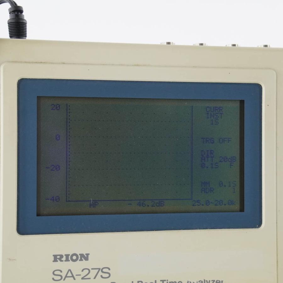 [DW]USED 8日保証 RION SA-27S 1/3 Octave Band Real-time Analyzer 1/3オクターブ ...