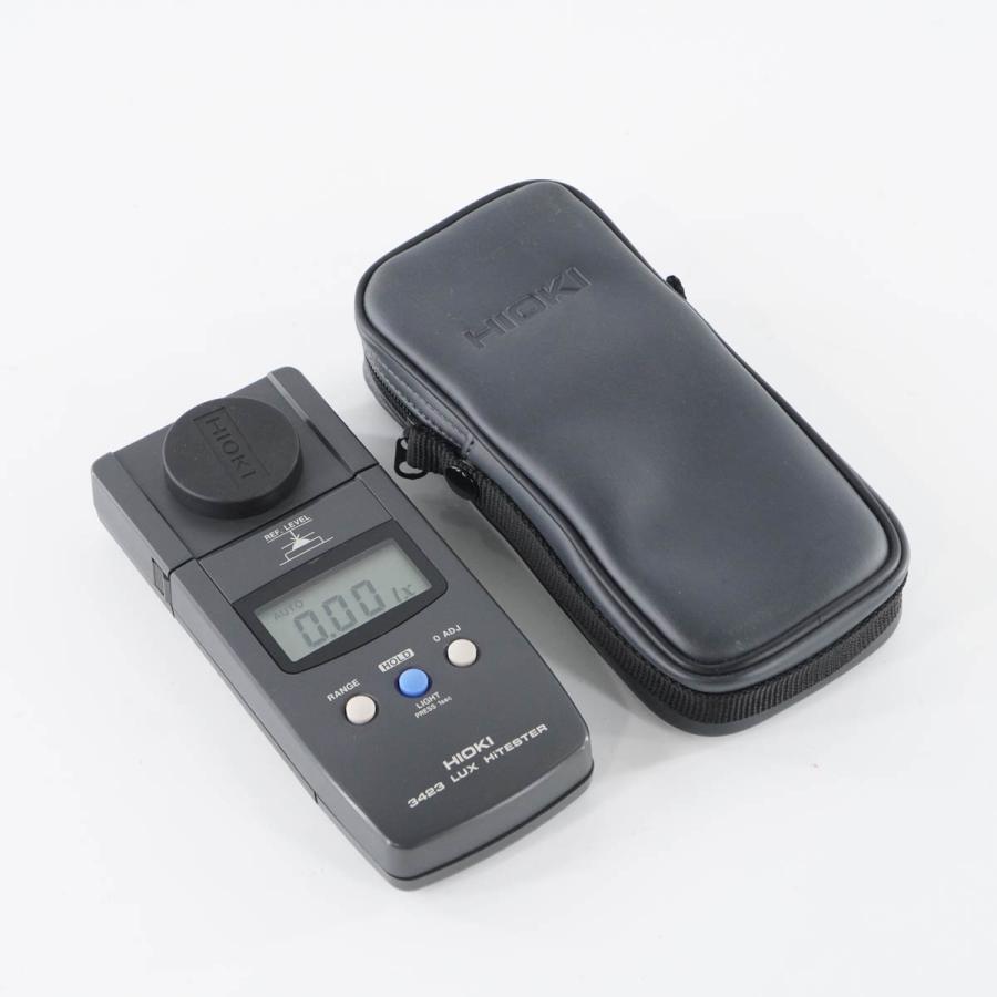 [DW]USED 8日保証 HIOKI 3423 LUX HiTESTER 照度計 ルクスハイテスター [05495-0051 ...