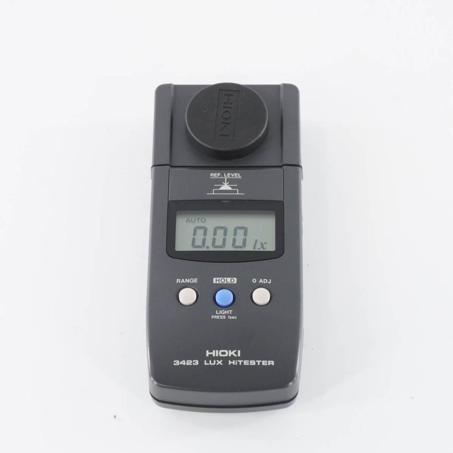 [DW]USED 8日保証 HIOKI 3423 LUX HiTESTER 照度計 ルクスハイテスター [05495-0051 ...