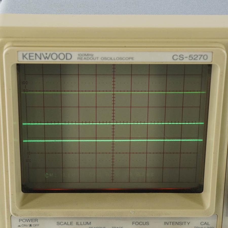 [DW]USED 8日保証 KENWOOD CS-5270 READOUT OSCILLOSCOPE オシロスコープ 100MHz [05498-0009] : ソクラボショップ - 通販 ...