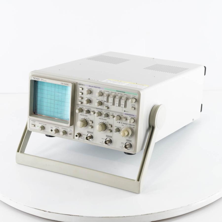 [JB]USED 現状販売 TEXIO CS-5405 OSCILLOSCOPE オシロスコープ 100MHz 電源コード [05498 ...