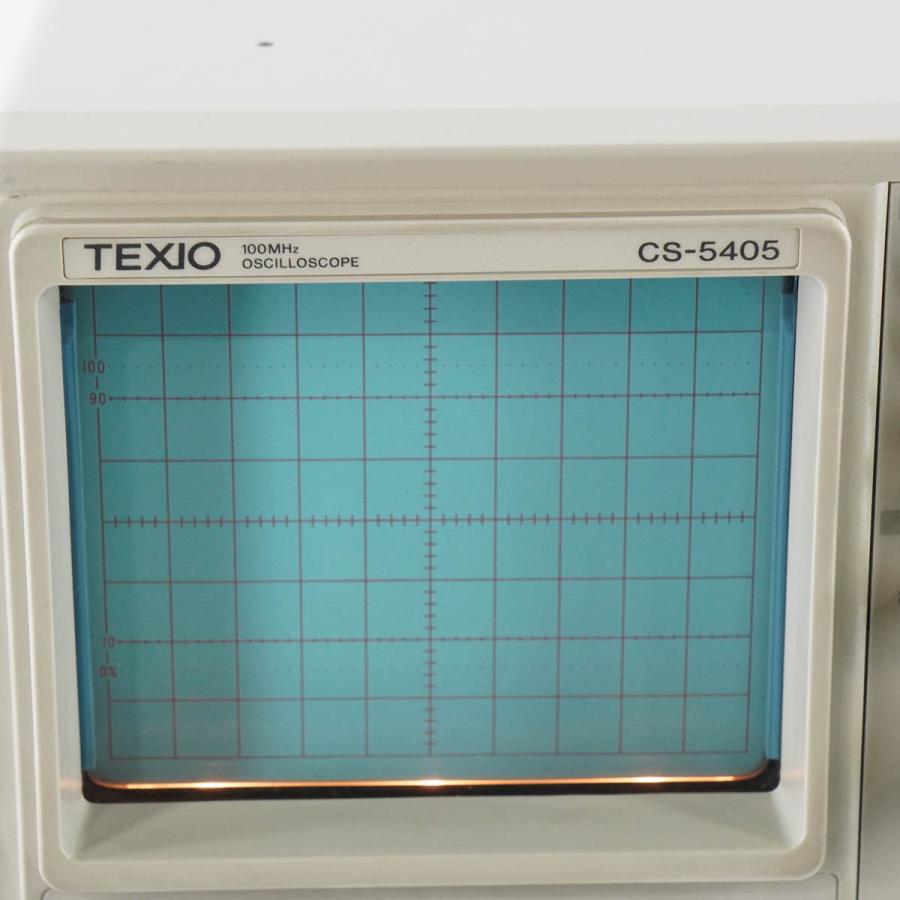 [JB]USED 現状販売 TEXIO CS-5405 OSCILLOSCOPE オシロスコープ 100MHz 電源コード [05498 ...