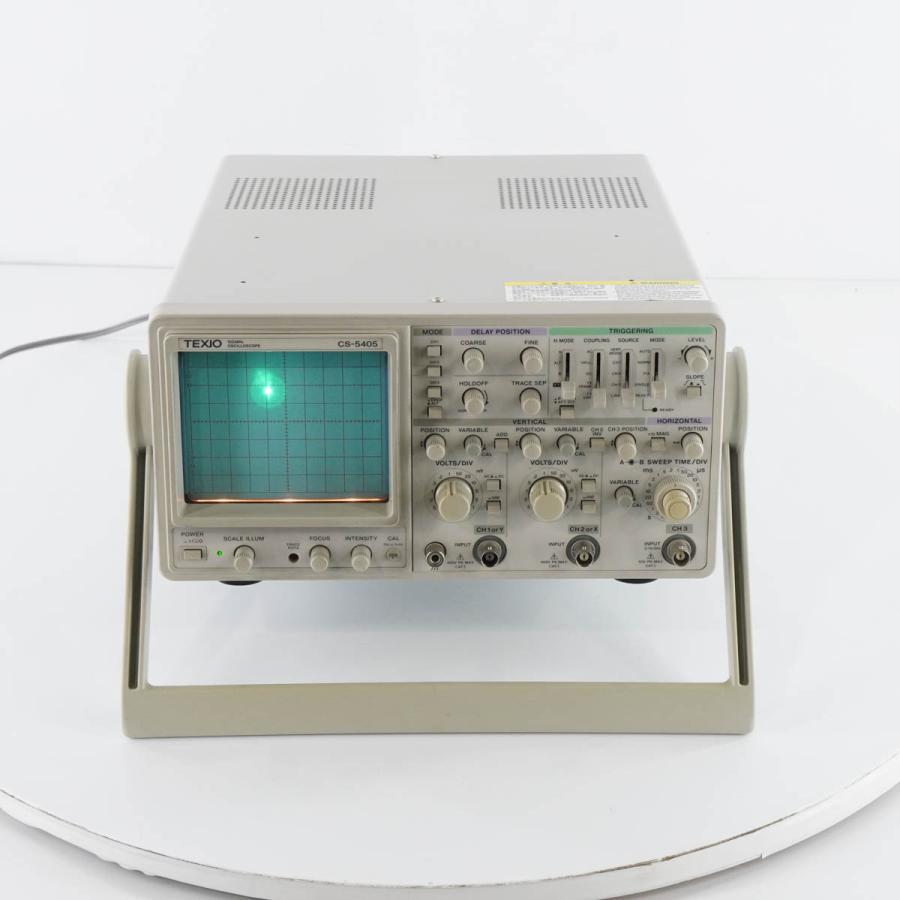 [JB]USED 現状販売 TEXIO CS-5405 OSCILLOSCOPE オシロスコープ 100MHz 電源コード [05498-0016] : 05498-0016 ...