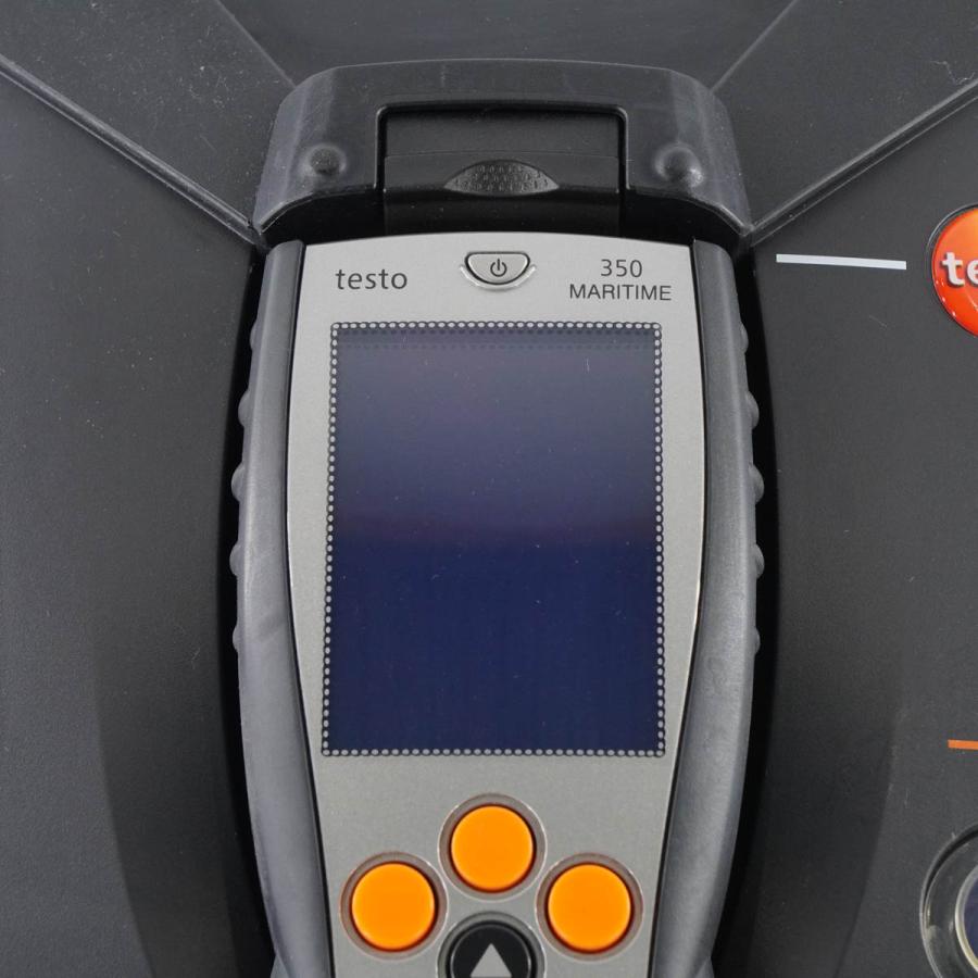[DW]USED 8日保証 TESTO 350 MARITIME_V2 燃焼排ガス分析計 船舶ディーゼルエンジン用 排ガス測定器 610 取扱 ...