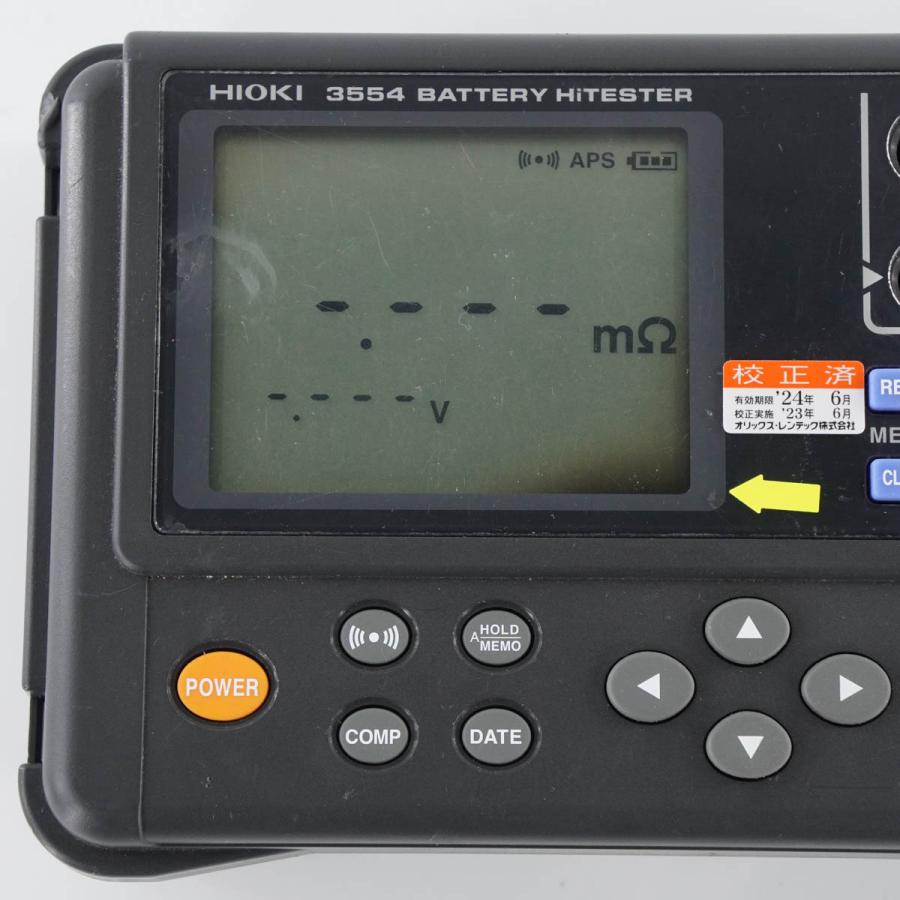 [DW]USED 8日保証 校正2024年6月まで有効 HIOKI 3554 BATTERY HiTESTER バッテリーハイテスター ...