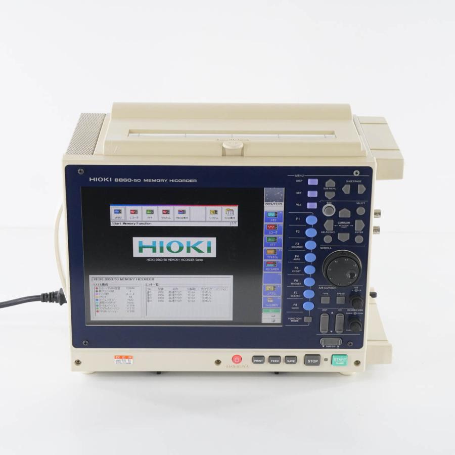 [JB]USED 現状販売 HIOKI 8860-50 MEMORY HiCORDER メモリーハイコーダー メモリハイコーダー 8956*4 ...