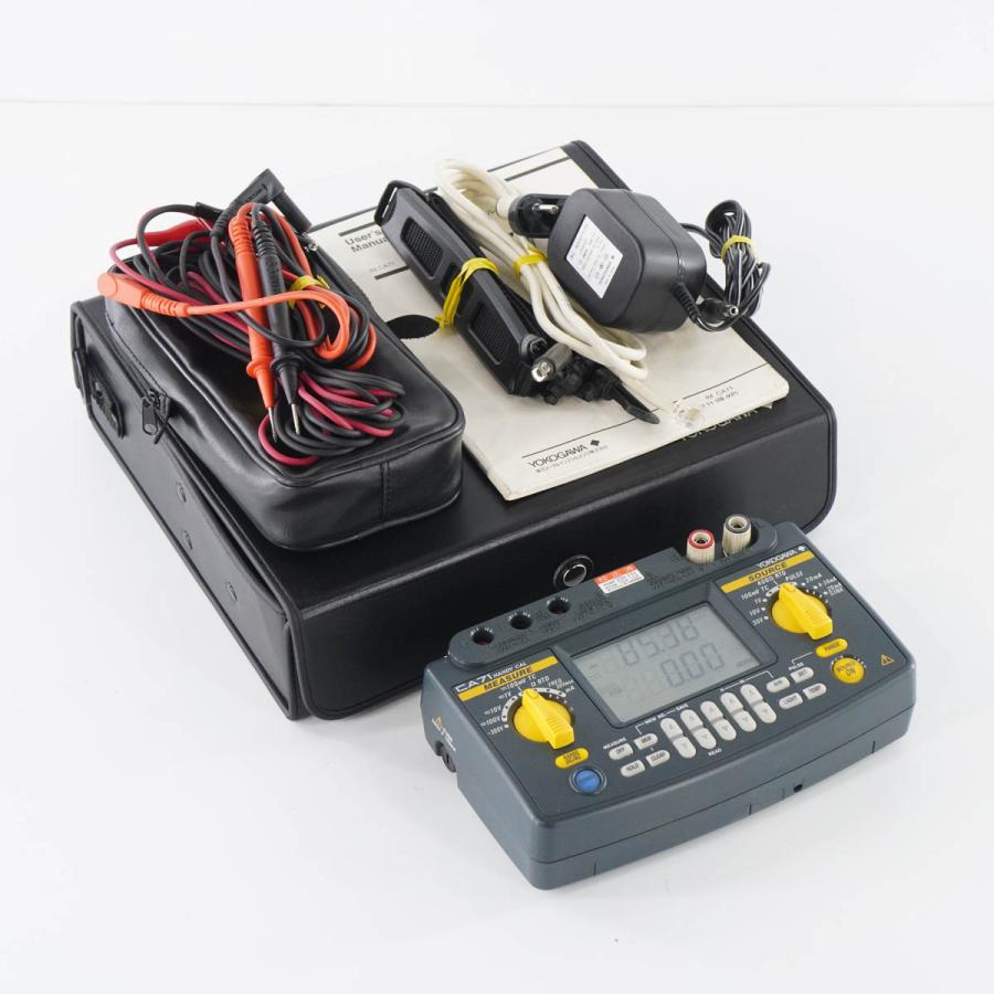 [JB]USED 現状販売 YOKOGAWA CA71 HANDY CAL ハンディキャル ハンディキャリブレーター ACアダプター 取扱説明 ...