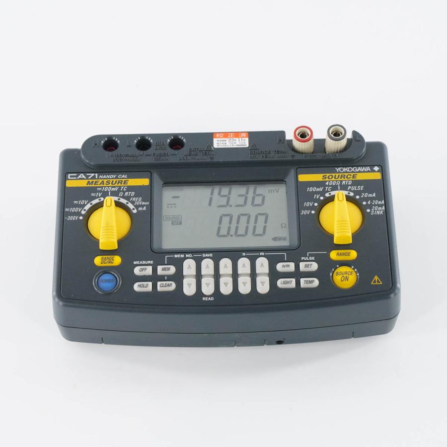 [JB]USED 現状販売 YOKOGAWA CA71 HANDY CAL ハンディキャル ハンディキャリブレーター ACアダプター 取扱説明 ...