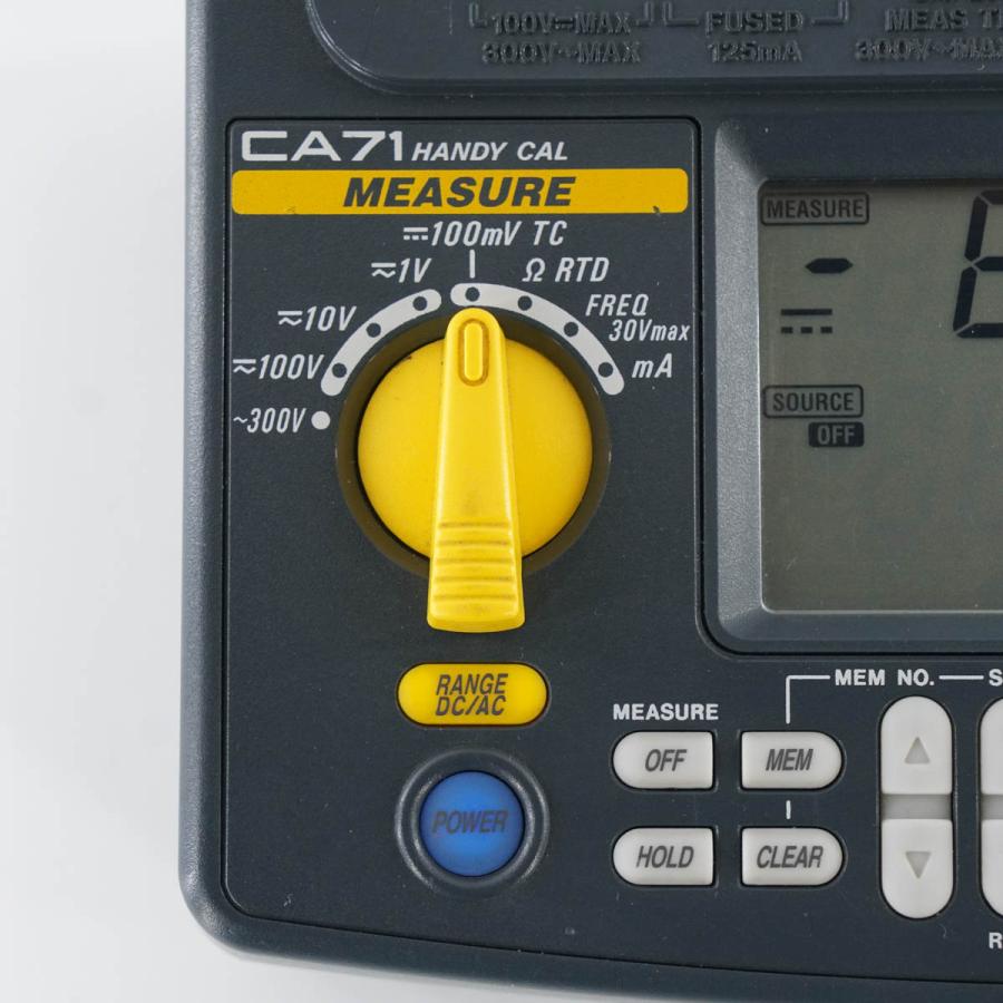 [JB]USED 現状販売 YOKOGAWA CA71 HANDY CAL ハンディキャル ハンディキャリブレーター ACアダプター 取扱説明 ...