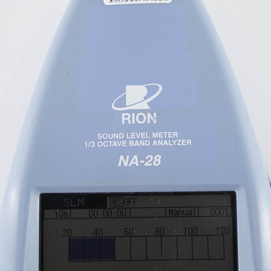 [JB]USED 現状販売 RION NA-28 SOUND LECEL METER 1/3 OCTAVE BAND ANALYZER 騒音計 ...