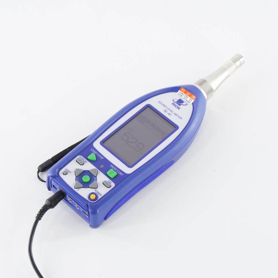 [JB]USED 現状販売 RION NL-42 SOUND LEVEL METER 騒音計 サウンドレベルメーター UC-52 NH-24 ...