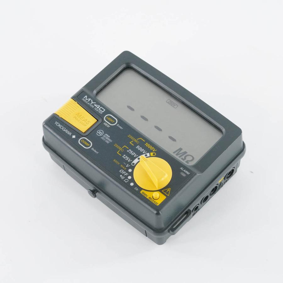 [DW]USED 8日保証 YOKOGAWA MY40 MY40-01 INSULATION TESTER デジタル絶縁抵抗計 取扱説明書 ...