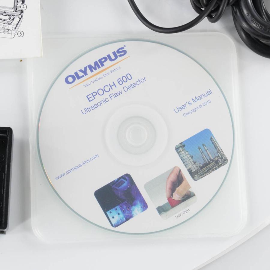 [JB]USED 現状販売 OLYMPUS EPOCH 600 Ultrasonic Flaw Detector 超音波探傷器 ACアダプター ...