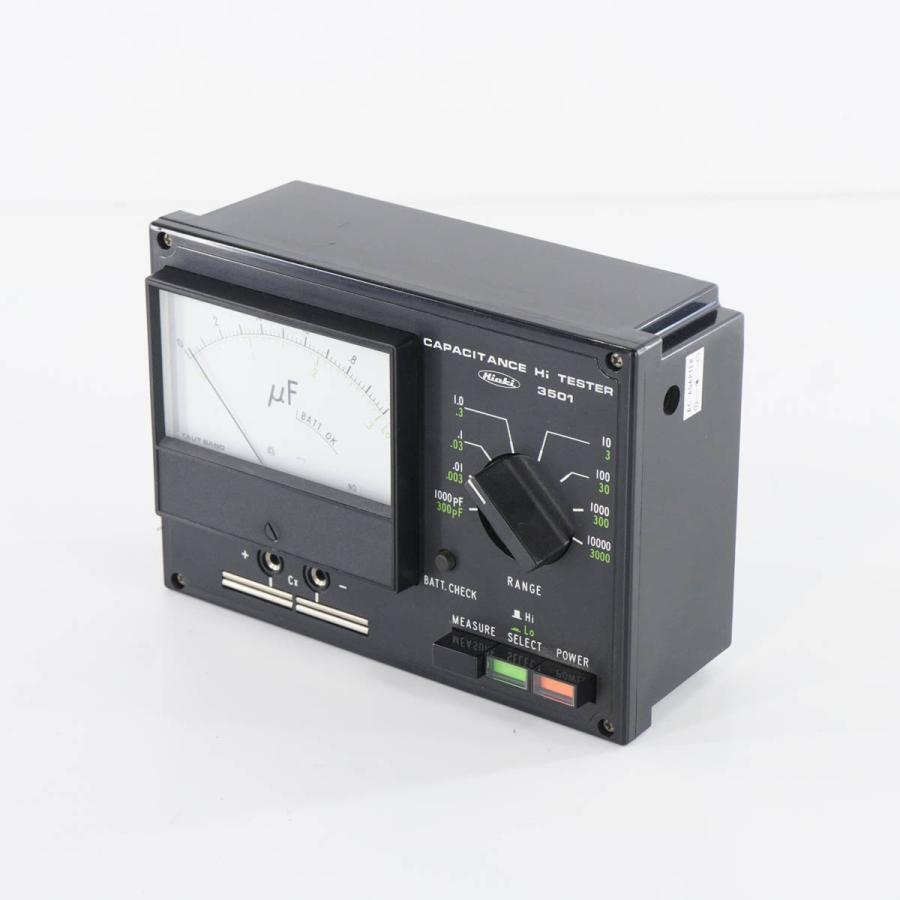 [DW]USED 8日保証 HIOKI 3501 CAPACITANCE Hi TESTER キャパシタンスハイテスター 取扱説明書 ...