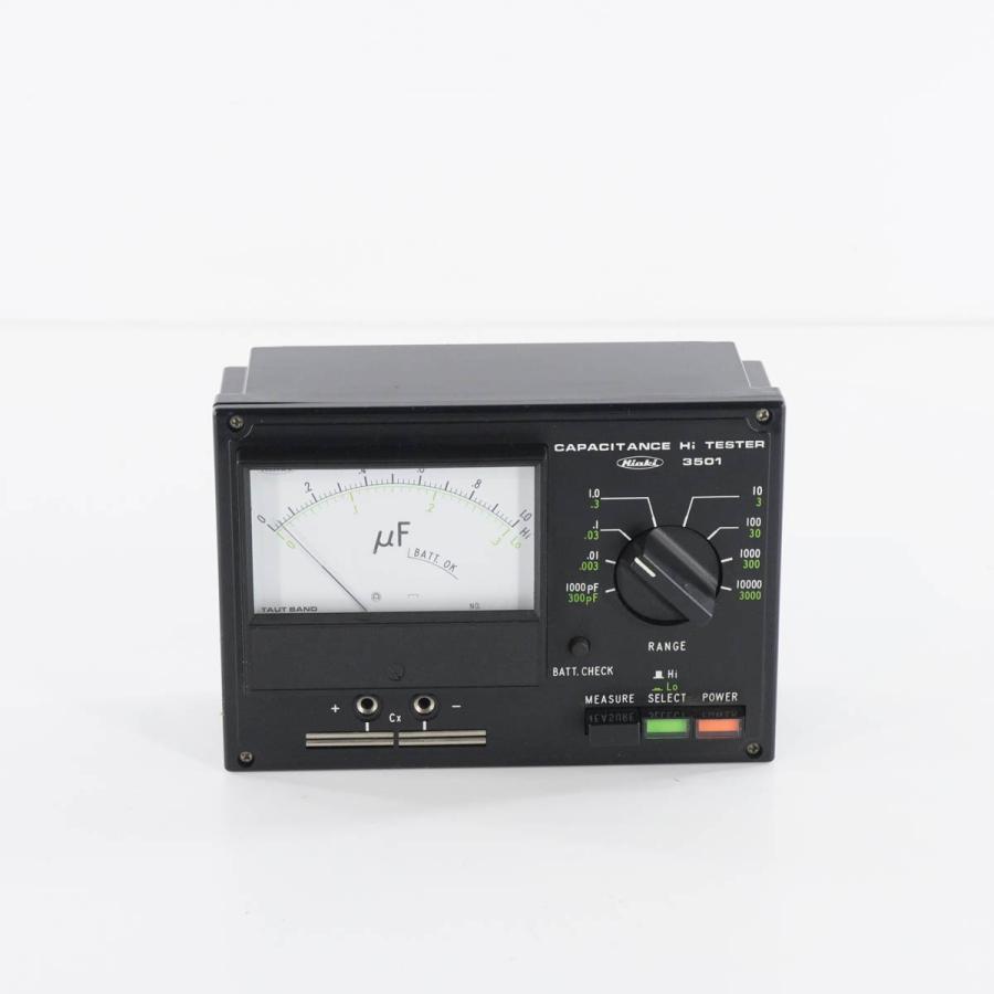 [DW]USED 8日保証 HIOKI 3501 CAPACITANCE Hi TESTER キャパシタンスハイテスター 取扱説明書 ...