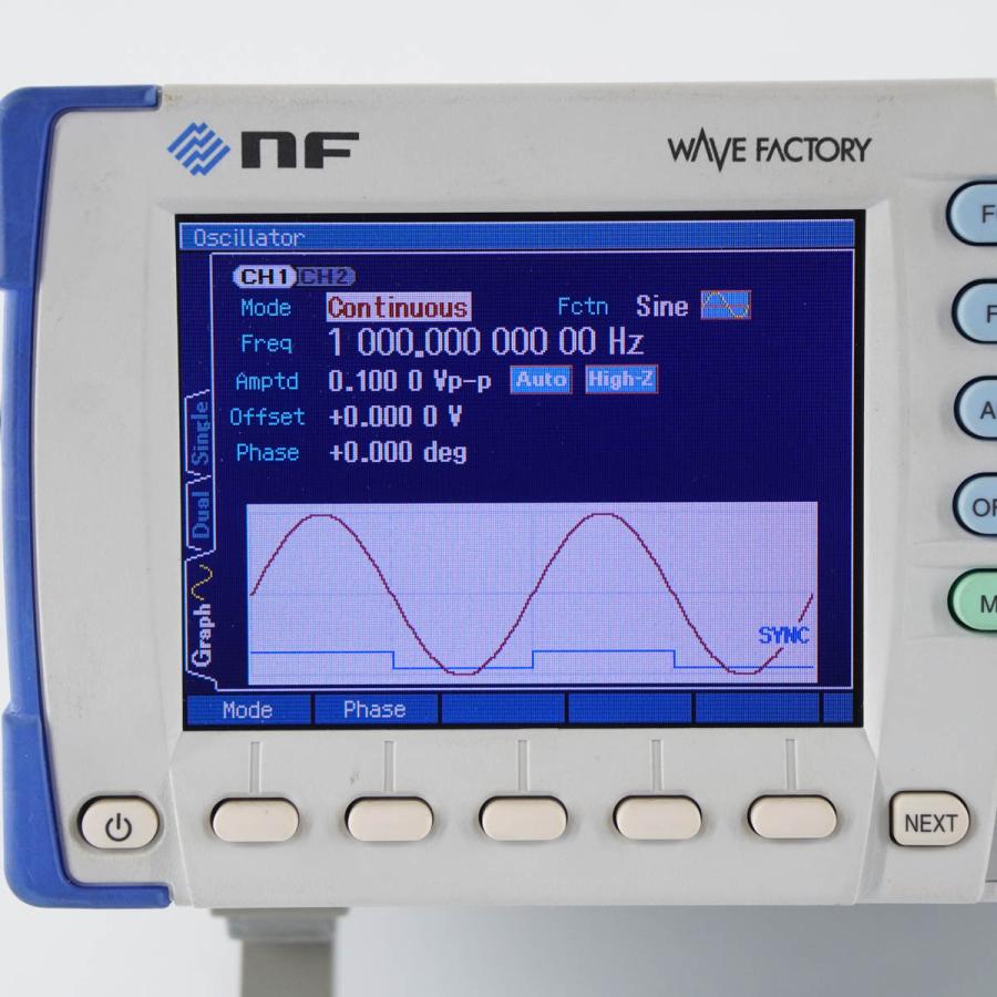 [DW]USED 8日保証 NF WF1974 MULTIFUNCTION GENERATOR マルチファンクションジェネレーター 30MHz 電源コード ソフトウェア...[05538 ...