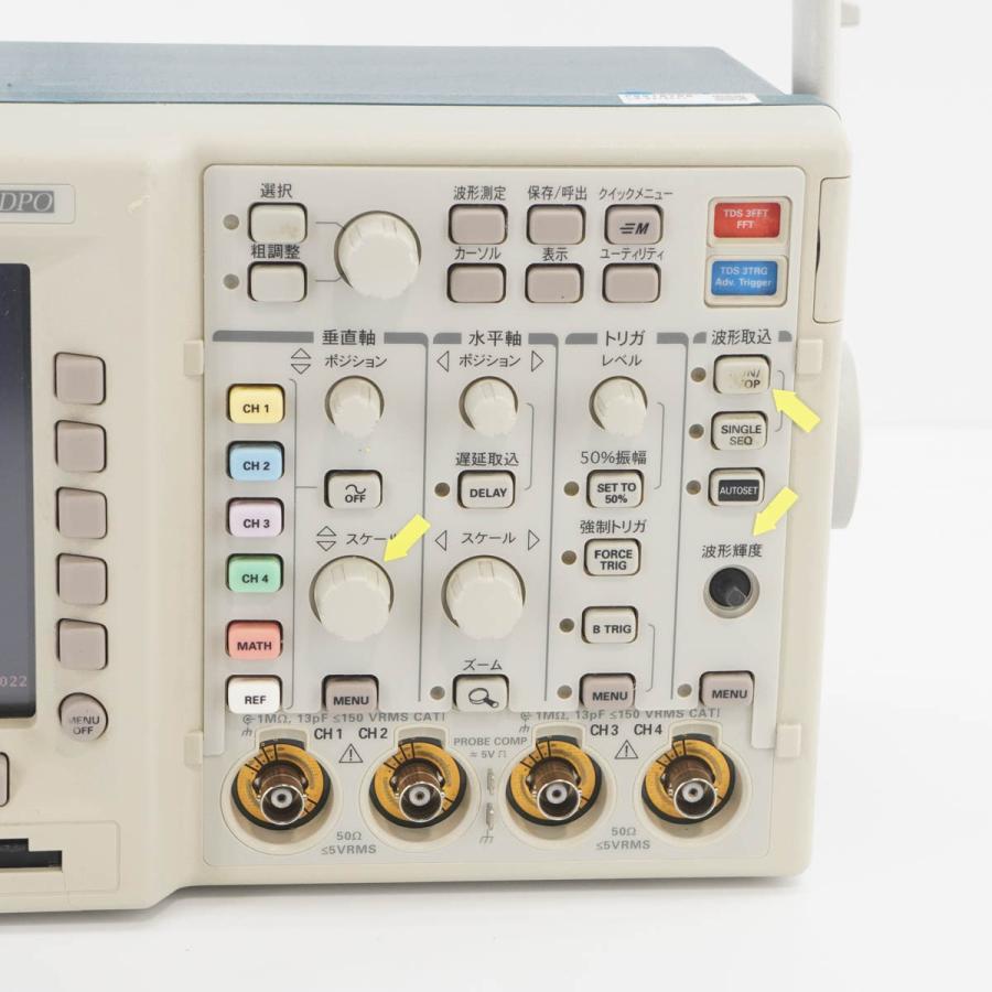 [JB]USED 現状販売 Tektronix TDS3054B DIGITAL PHOSPHOR OSCILLOSCOPE オシロスコープ ...