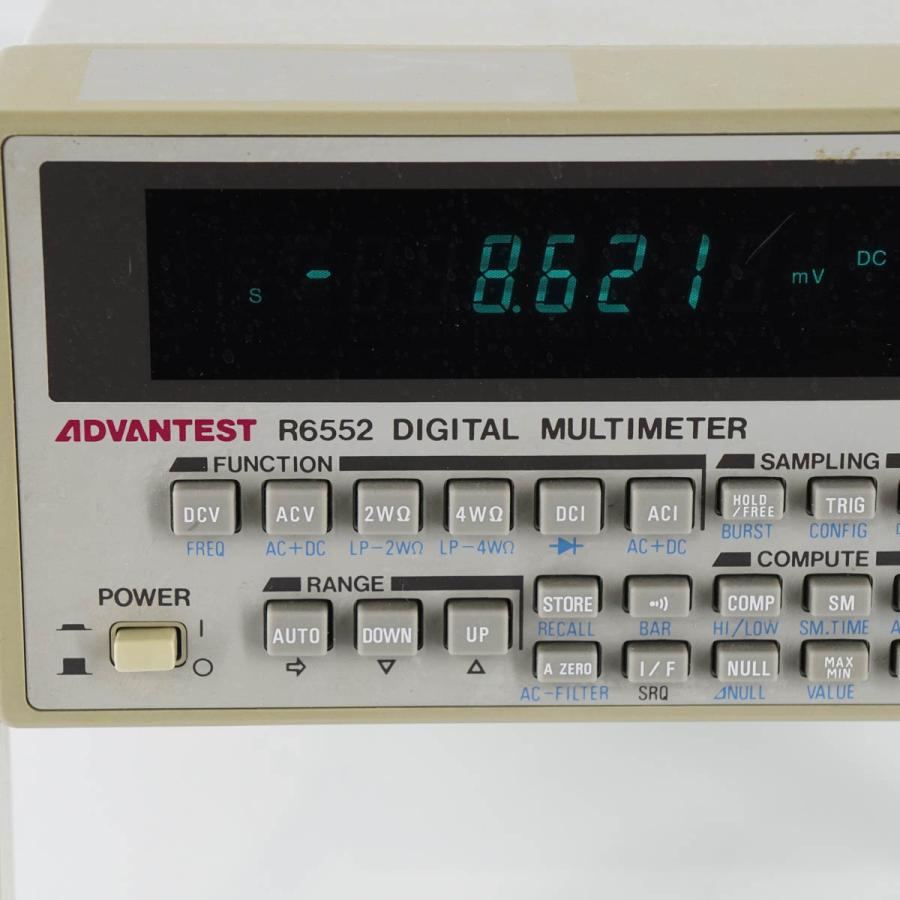[DW]USED 8日保証 4台入荷 ADVANTEST R6552 DIGITAL MULTIMETER デジタルマルチメーター ...