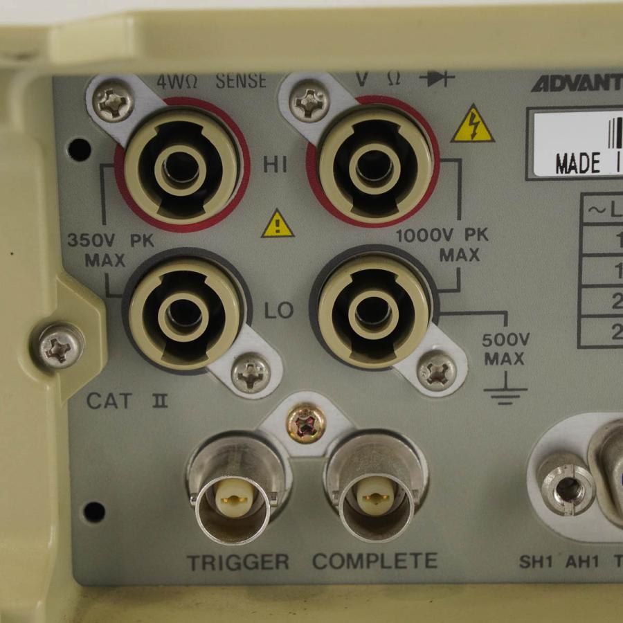 [DW]USED 8日保証 4台入荷 ADVANTEST R6552 DIGITAL MULTIMETER デジタルマルチメーター ...