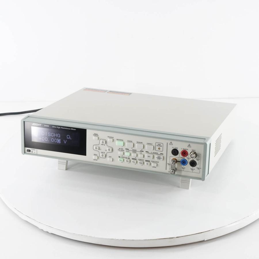 [DW]USED 8日保証 ADCMT 5450 Ultra High Resistance Meter デジタル超高抵抗/微少電流計 電源 ...
