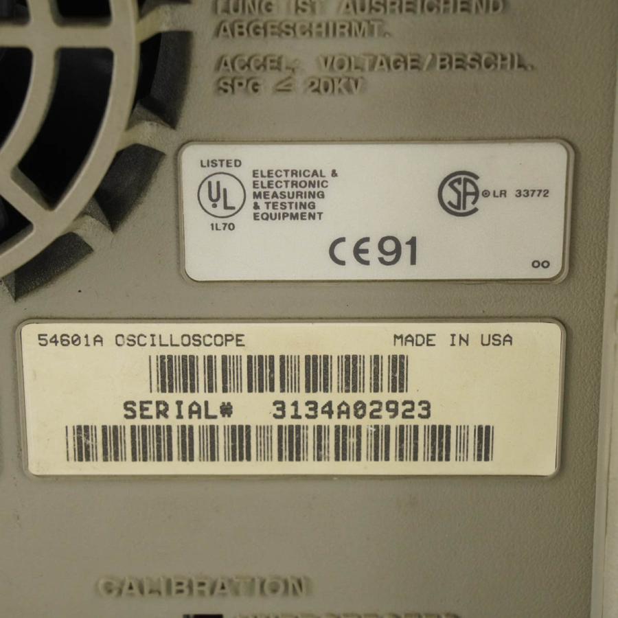 [JB]USED ジャンク hp 54601A OSCILLOSCOPE オシロスコープ 54655A 4ch 100MHz [05573-0008] : 05573-0008 ...