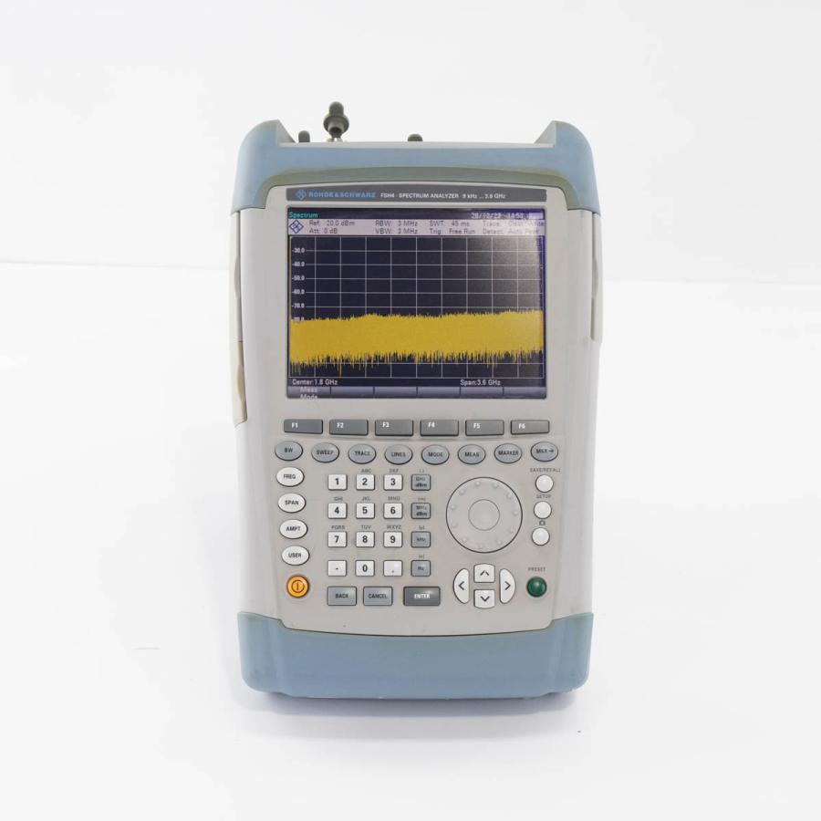 [DW]USED 8日保証 03/2021CAL Rohde & Schwarz FSH4 04 SPECTRUM ANALYZER ...