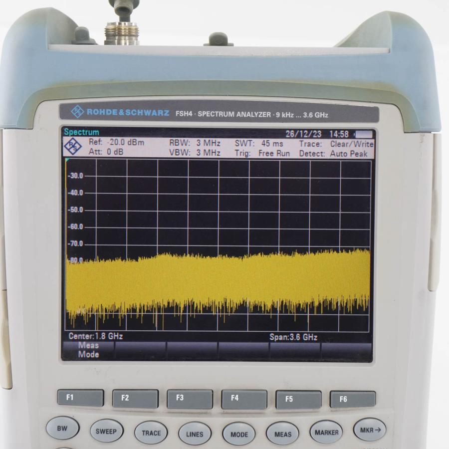 [DW]USED 8日保証 03/2021CAL Rohde & Schwarz FSH4 04 SPECTRUM ANALYZER ...