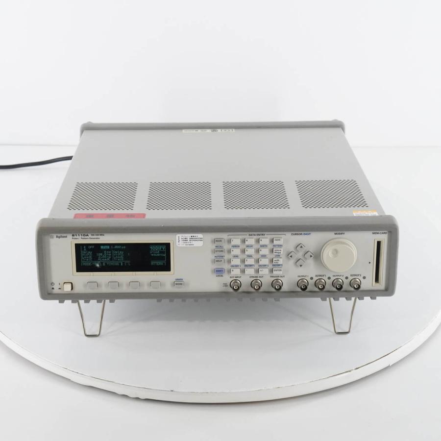 [DW]USED 8日保証 04/2022CAL Agilent 81110A Pulse-/ Pattern Generator パルス ...