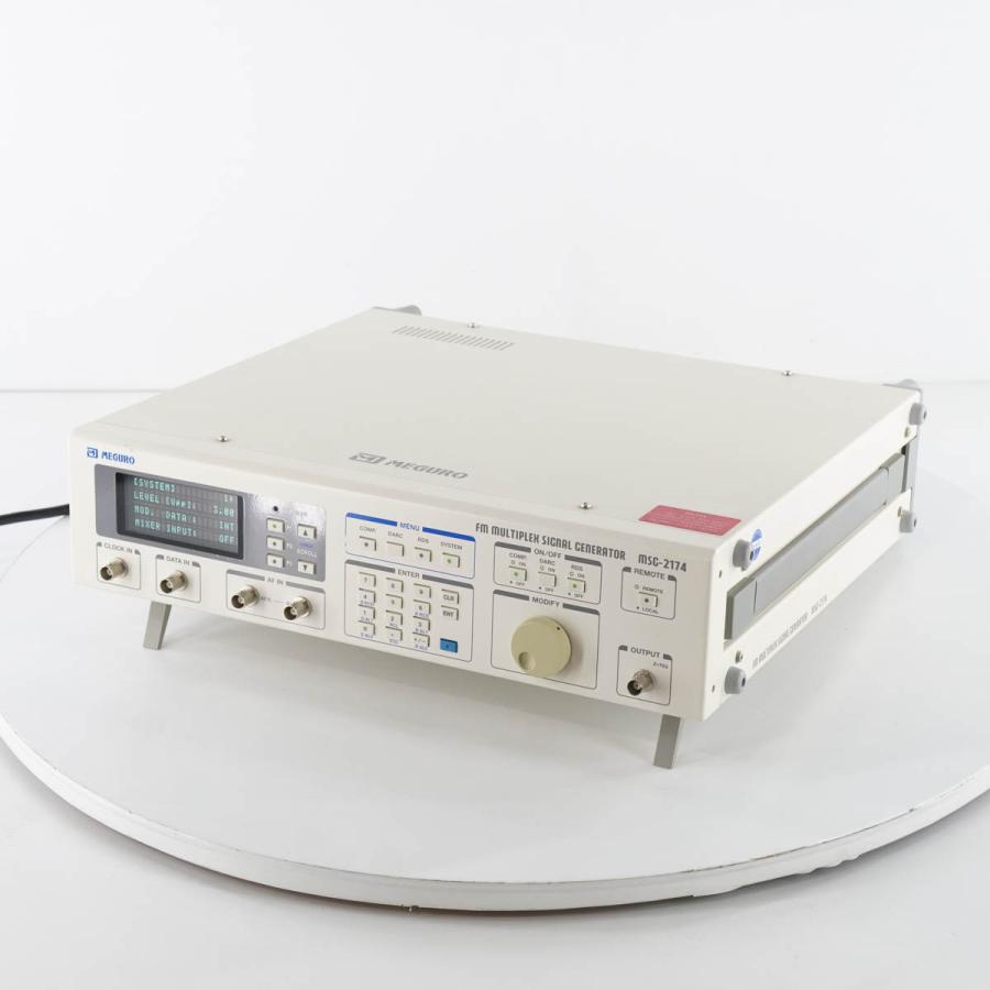 [DW]USED 8日保証 MEGURO MSG-2174 FM MULTIPLEX SIGNAL GENERATOR FM多重信号発生器 ...