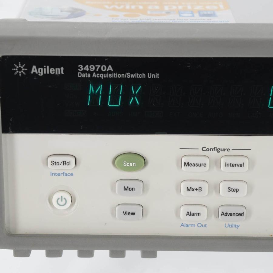 [DW]USED 8日保証 12/2021CAL Agilent 34970A Data Acquisition/Switch Unit データ収集/スイッチユニット 34901A*2 ...