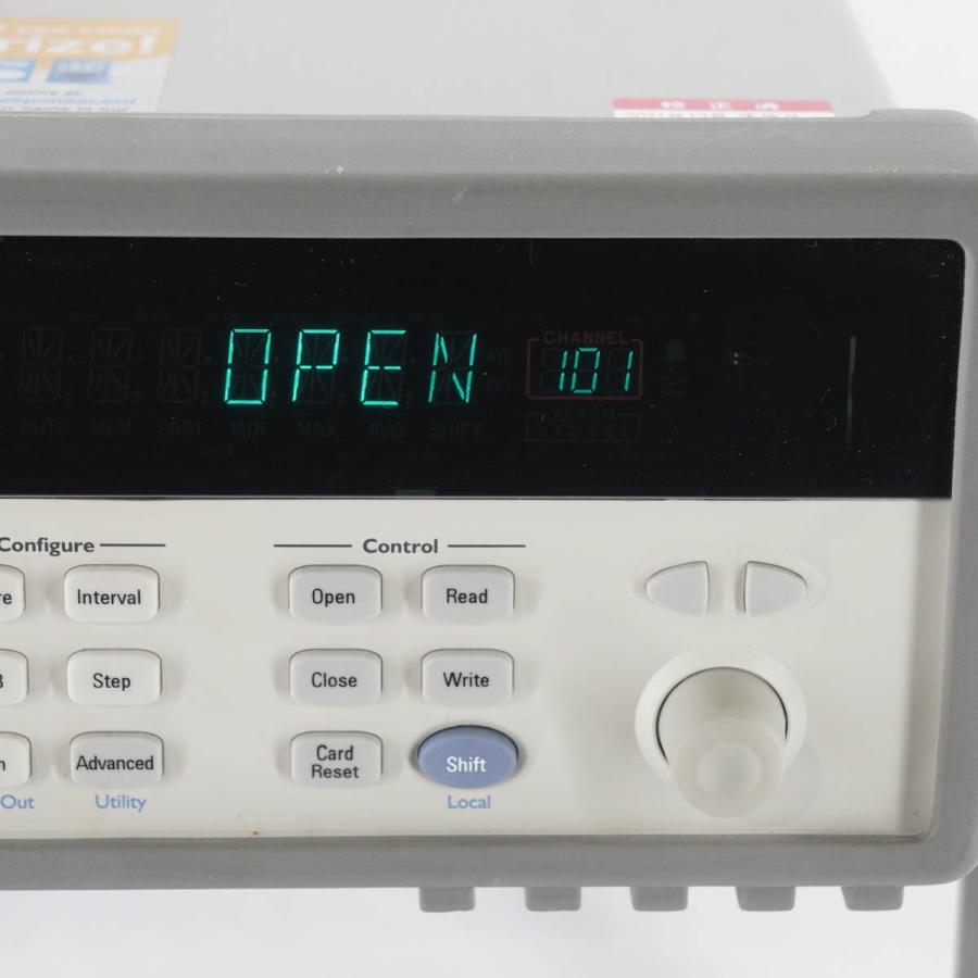 [DW]USED 8日保証 12/2021CAL Agilent 34970A Data Acquisition/Switch Unit データ収集/スイッチユニット 34901A*2 ...