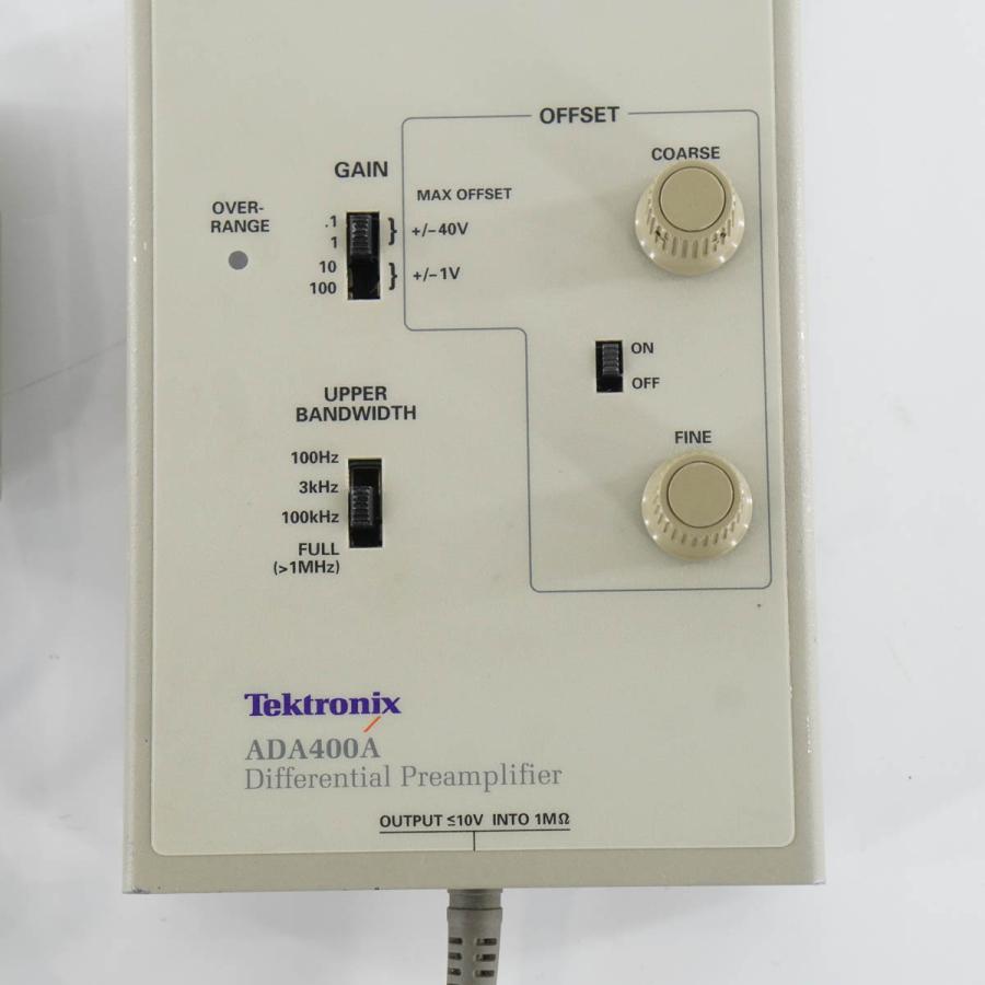 [DW]USED 8日保証 Tektronix ADA400A Differential Preamplifier 差動プリアンプ ...