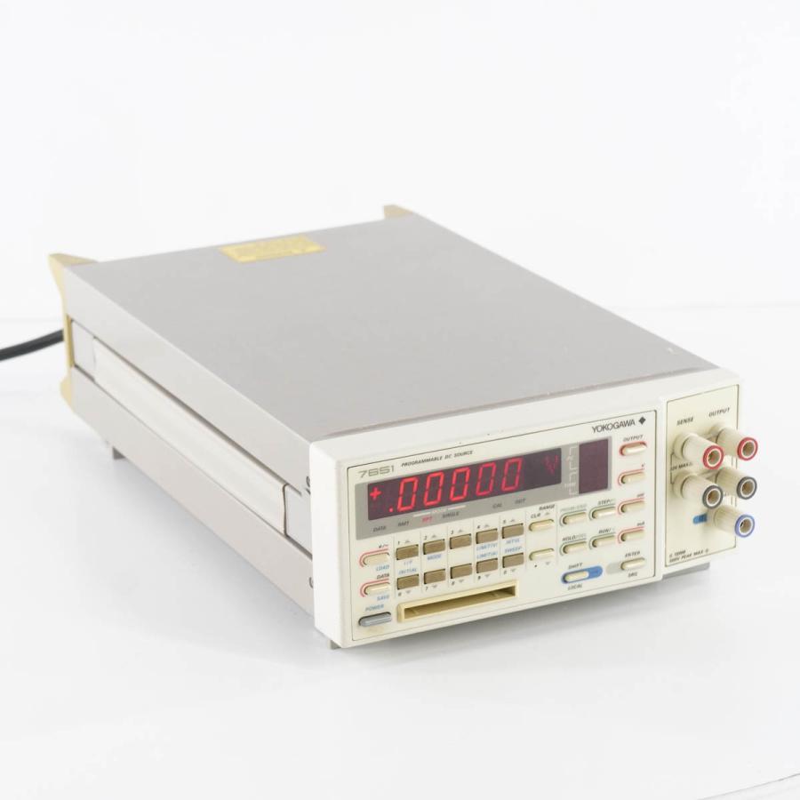 [DW]USED 8日保証 YOKOGAWA 7651 765101 PROGRAMMABLE DC SOURCE プログラマブル直流電圧 ...