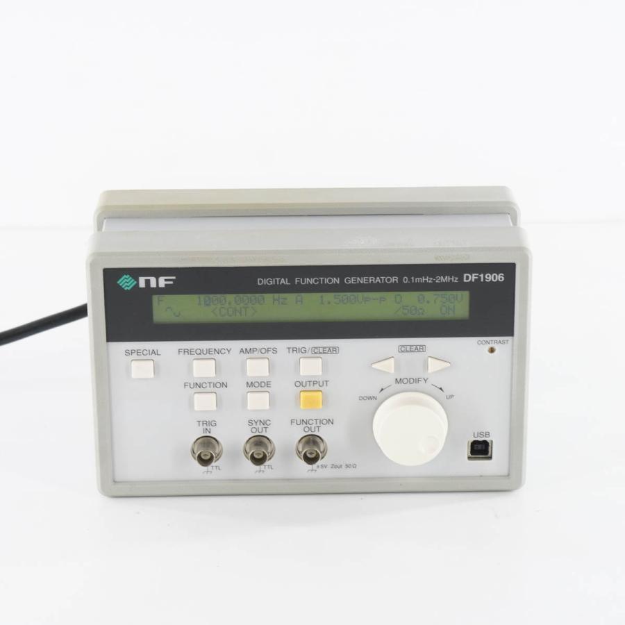 [DW]USED 8日保証 NF DF1906 DIGITAL FUNCTION GENERATOR デジタルファンクションジェネレーター 0.1mHz-2MHz [05586-0103 ...