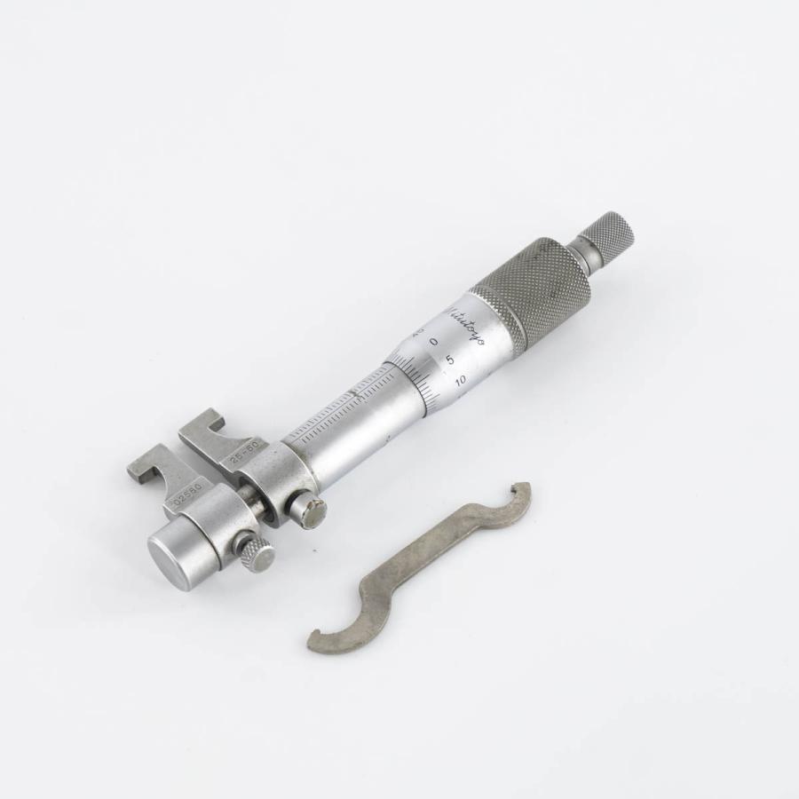 [DW]USED 8日保証 Mitutoyo 25-50 Micrometer 内側マイクロメーター 25-50mm 0.01mm ...