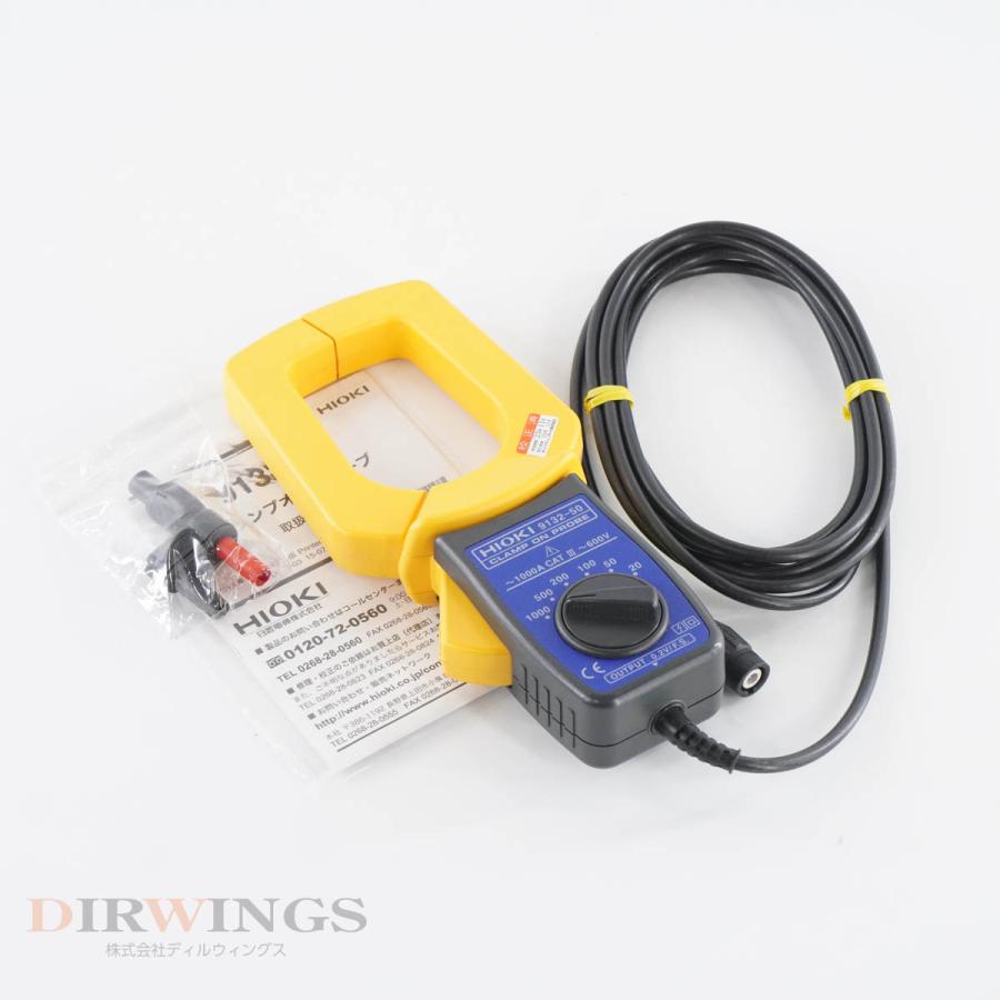 [DW]USED 8日保証 11/2022CAL HIOKI 9132-50 CLAMP ON PROBE クランプオンプローブ 取扱説明書 ...