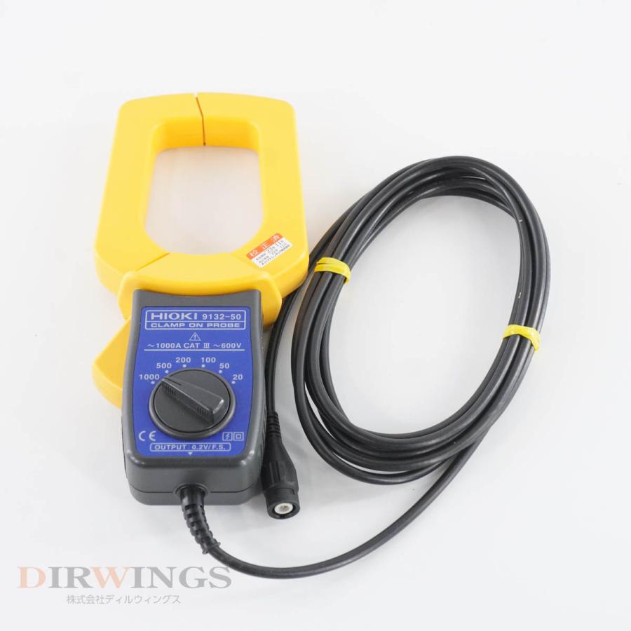 [DW]USED 8日保証 11/2022CAL HIOKI 9132-50 CLAMP ON PROBE クランプオンプローブ 取扱説明書 ...