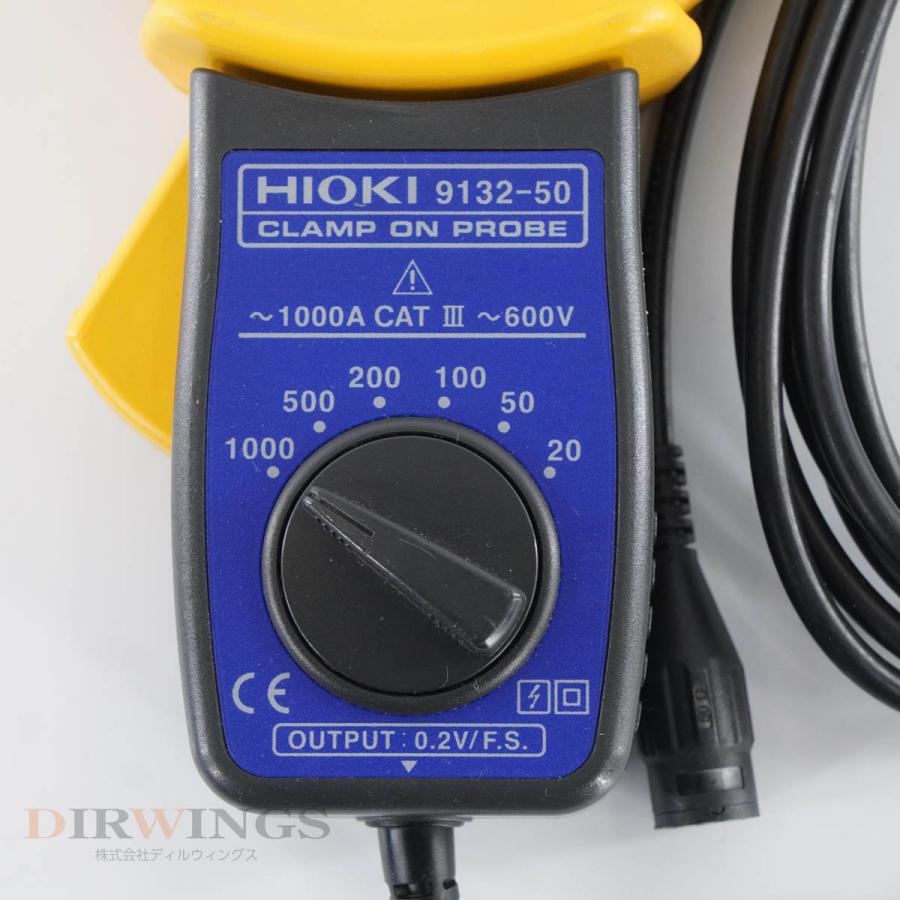 [DW]USED 8日保証 11/2022CAL HIOKI 9132-50 CLAMP ON PROBE クランプオンプローブ 取扱説明書 ...