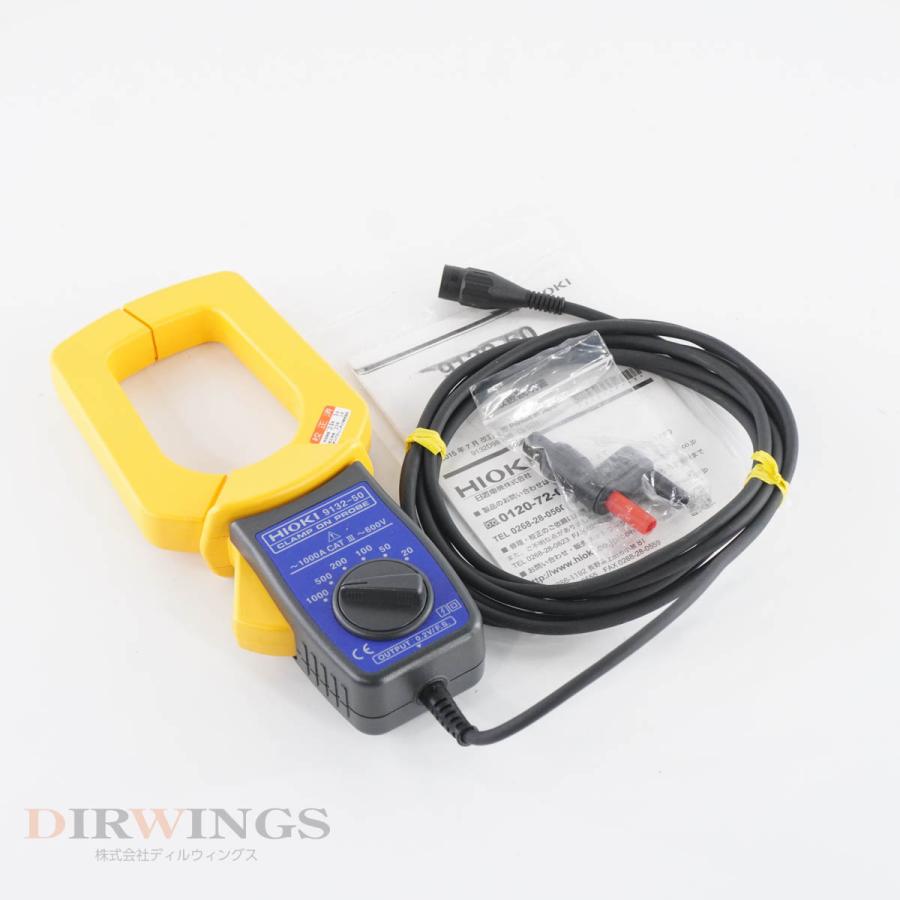 [DW]USED 8日保証 2台入荷 01/2023CAL HIOKI 9132-50 CLAMP ON PROBE クランプオンプローブ ...