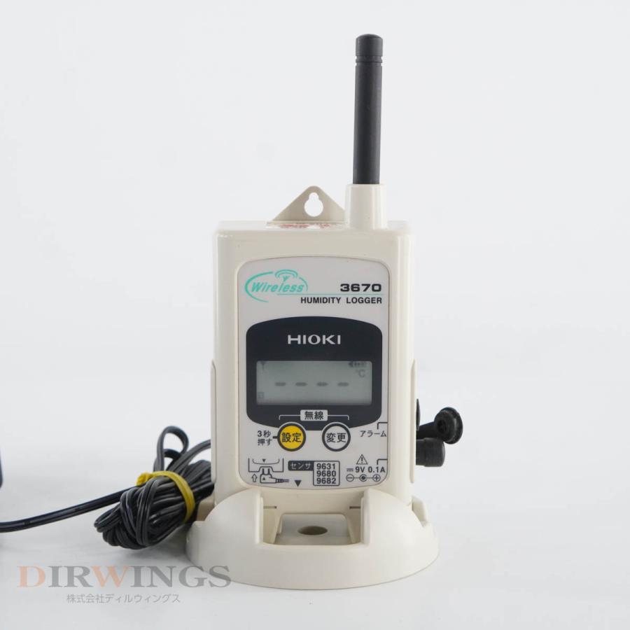 [DW]USED 8日保証 2台入荷 01/2023CAL HIOKI 3670 HUMIDITY LOGGER 温湿度ロガー ワイヤレス ...