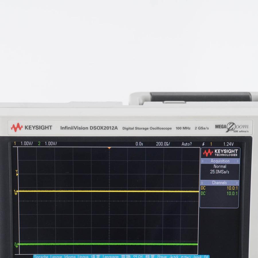 [DW]USED 8日保証 02/2020CAL Keysight DSOX2012A InfiniiVision Digital ...