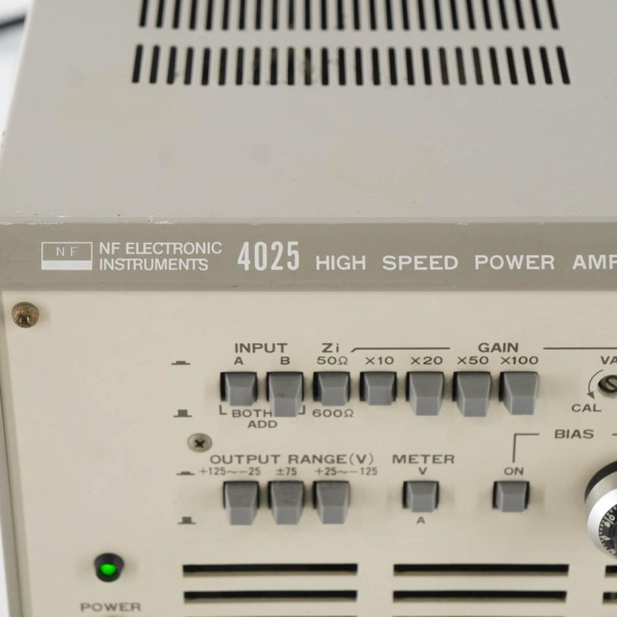 [DW]USED 8日保証 NF 4025 4000Series HIGH SPEED POWER AMPLIFIER/BIPOLAR ...