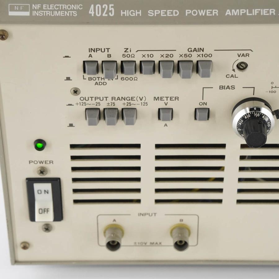 [DW]USED 8日保証 NF 4025 4000Series HIGH SPEED POWER AMPLIFIER/BIPOLAR ...
