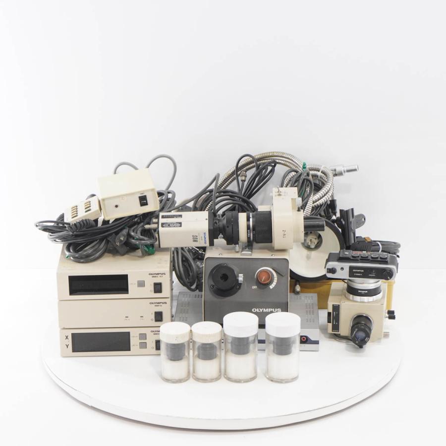 [JB]USED 保証なし セット OLYMPUS STM MEASURING MICROSCOPE 測定顕微鏡 MM 1× 3× 5× 10 ...